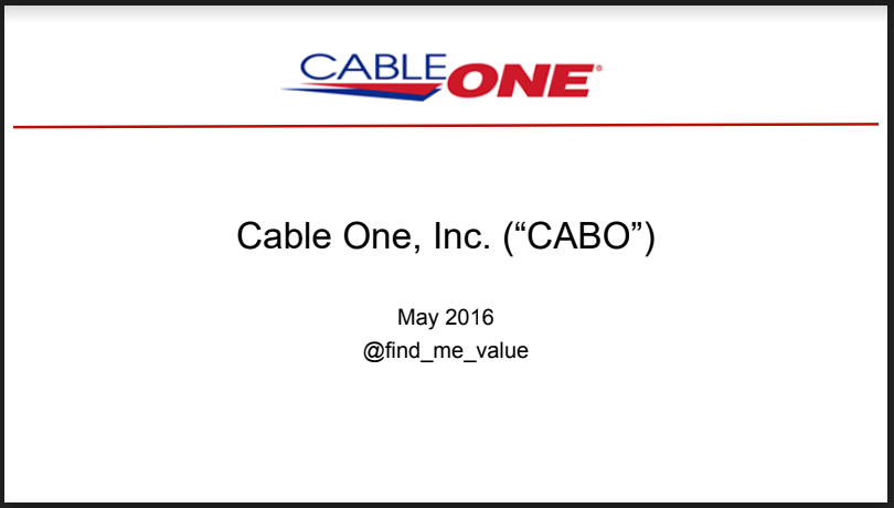 CABO – Find Me Value